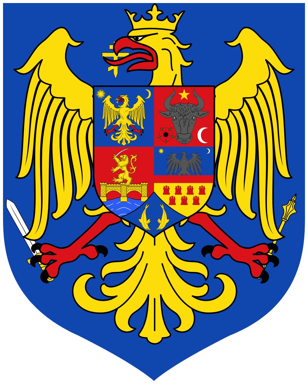 Coat of arms of Romania by aerrapc