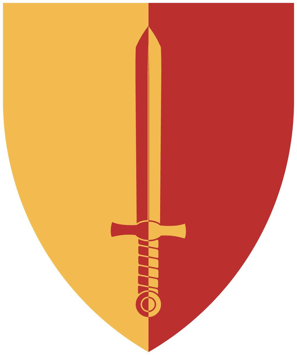 Counterchanged sword by or