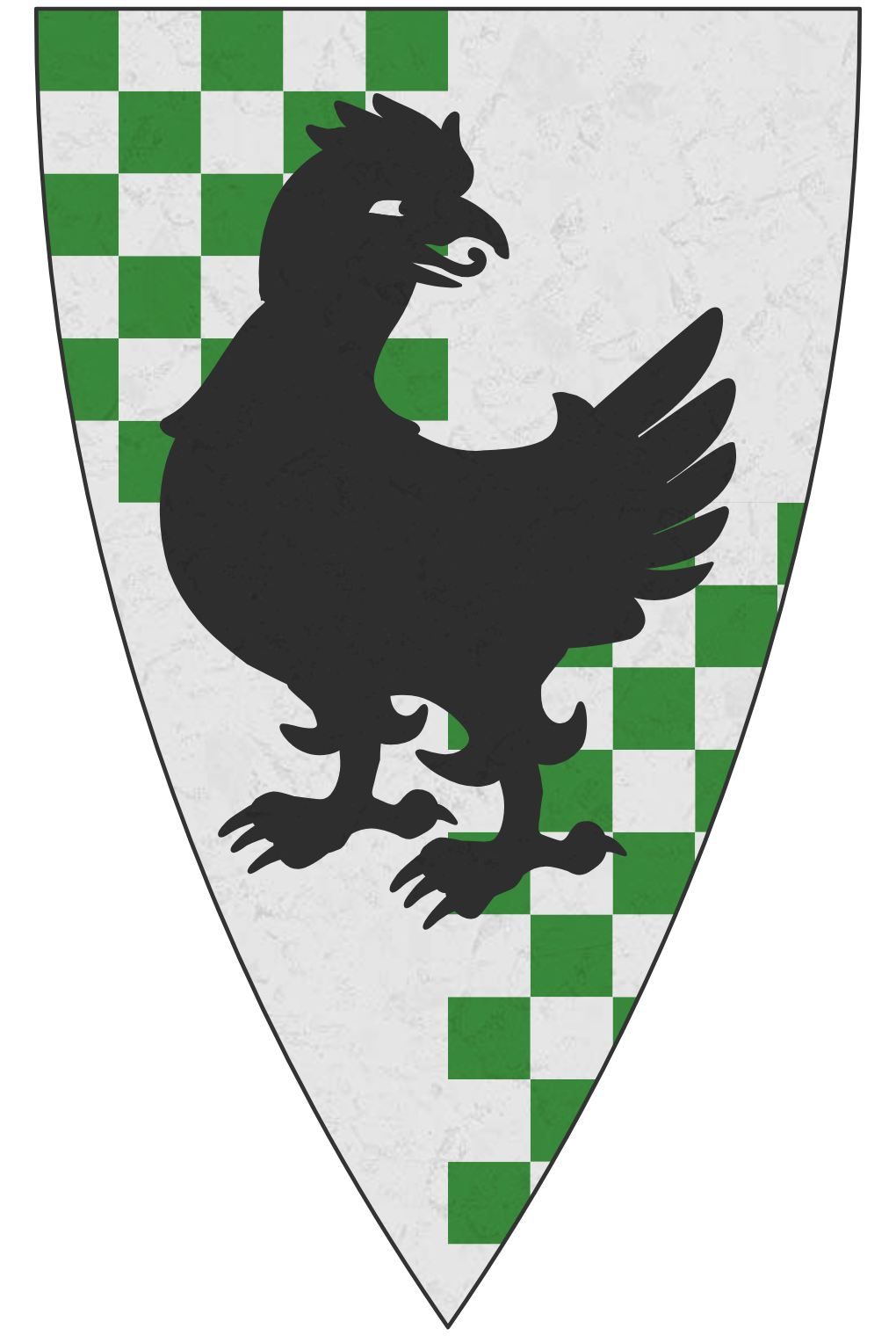 Sir Robin with an ugly chicken by collegeoflegs