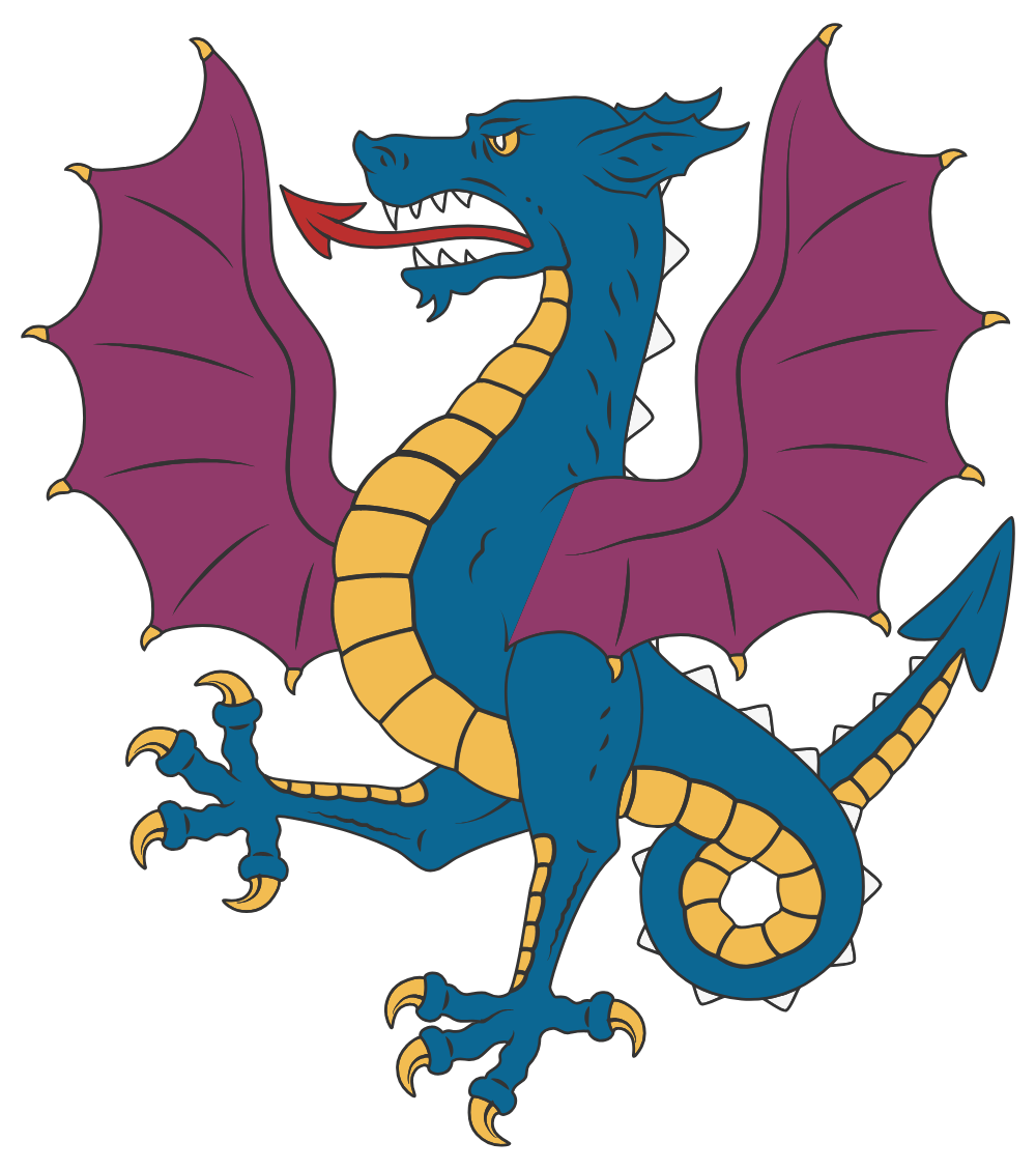 Wyvern with wings displayed by vlk2020