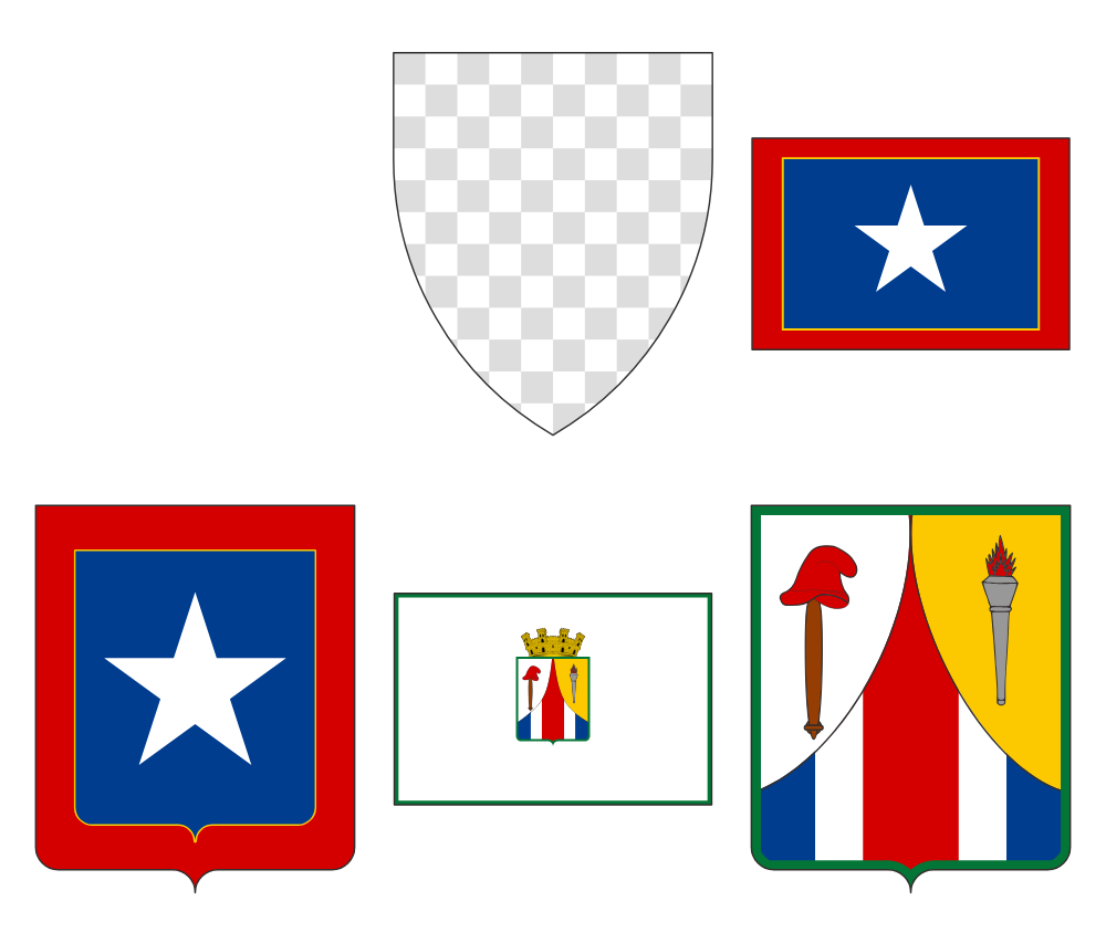 Flags and arms of Costa Rica by ngch